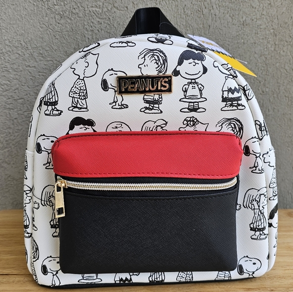 Bioworld | Bags | New Peanuts Snoopy Mini Backpack Purse | Poshmark